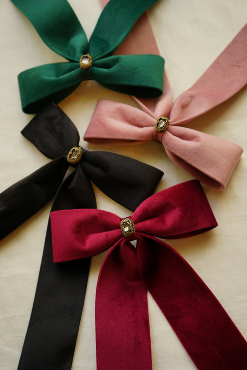 Handmade Eloise Bow Hairclips – Helen Studio